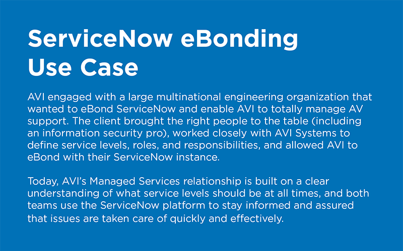 How ServiceNow eBonding Simplifies the Managed Services Relationship