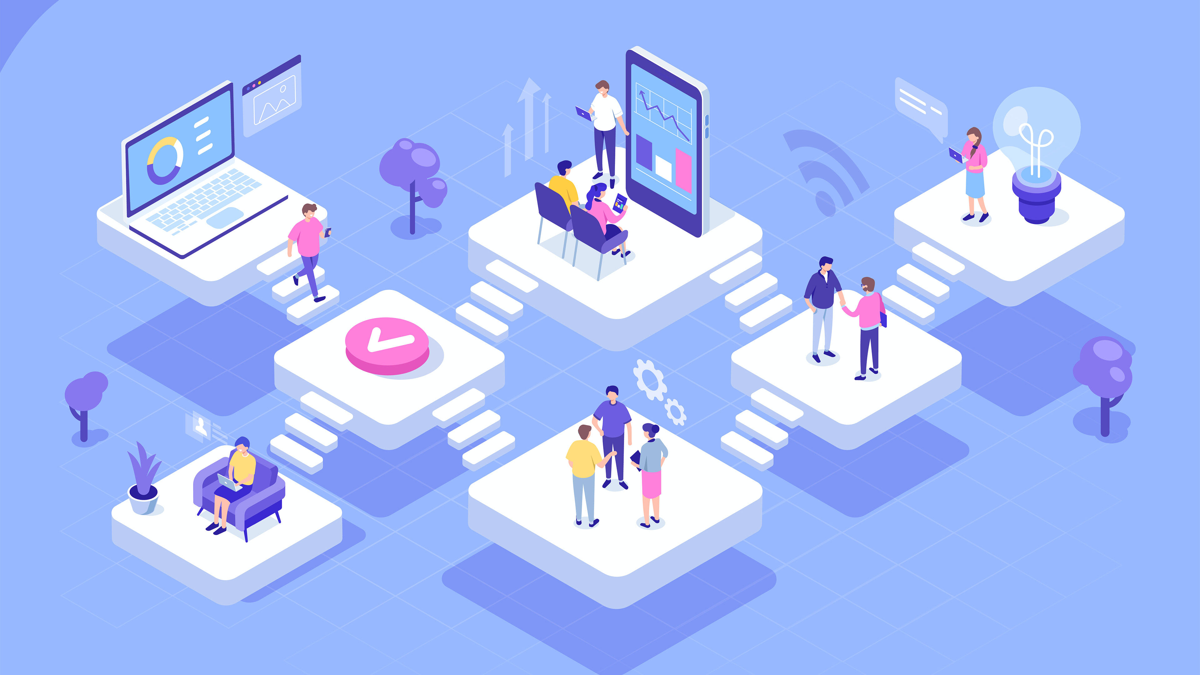 Think Big, Start Small, Move Fast to Tackle Smart Workplace Initiatives